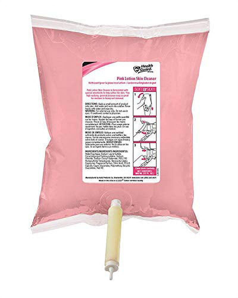 Pink Lotion Skin ZS23 Cleaner, 800 mL Boxless Bag Refill, Health Guard ...