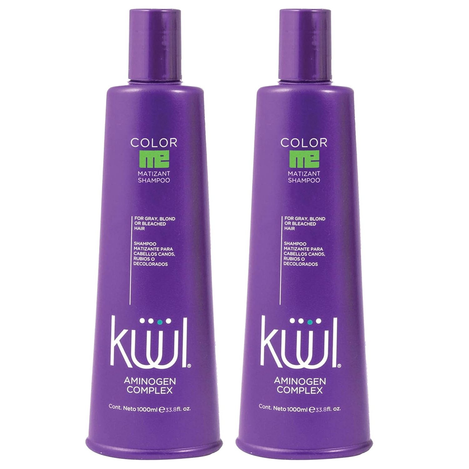 Kuul Matizant Shampoo 33.8 FL OZ each (2 PACK) 2 (dos Matizador para cabello rubio) - Walmart.com