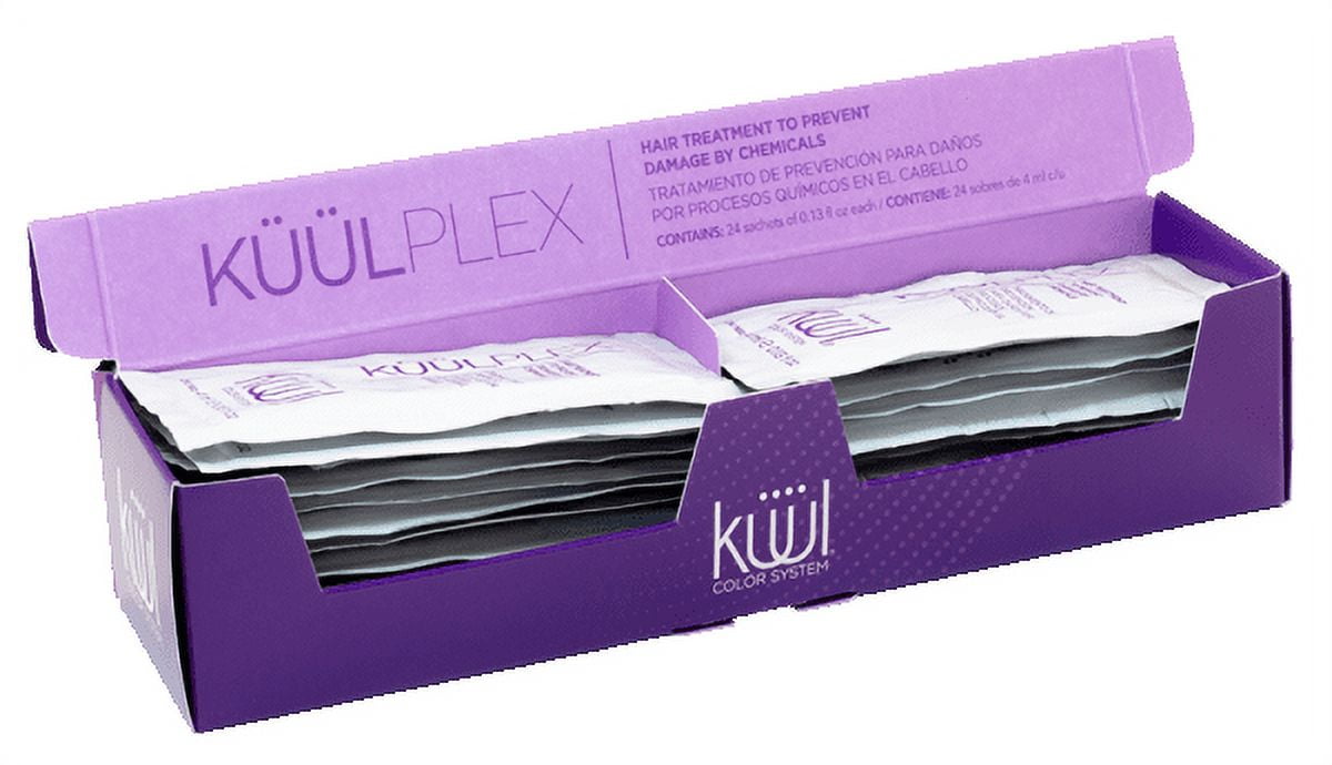 Kuul Plex Hair Treatment, Prevents Chemical Damage, 24 Packs, 0.13 fl ...