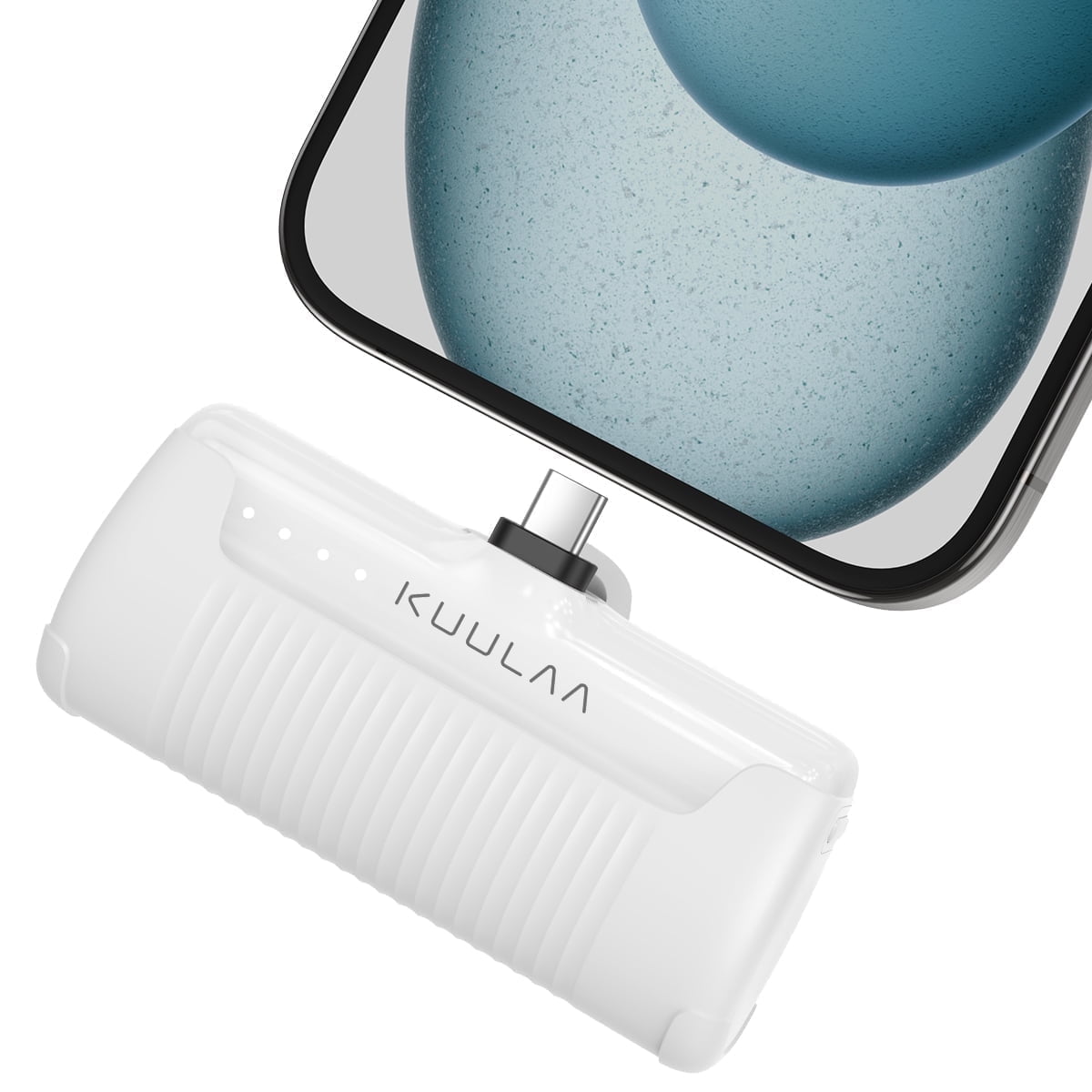 Kuulaa Portable Mini Charger USB C Power Bank 4500mAh Small Phone ...