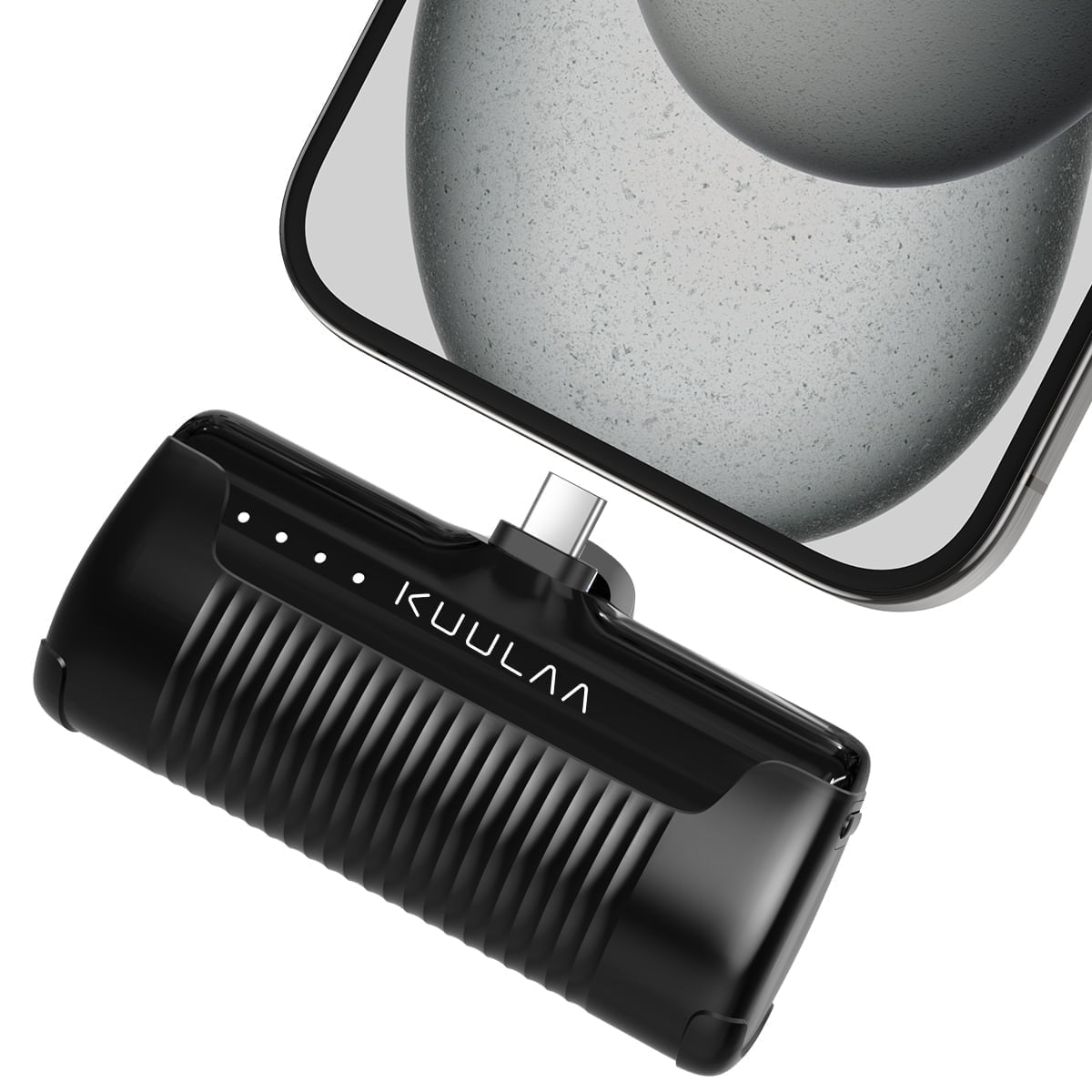 KUULAA Portable Mini USB C Power Bank, 4500mAh Compact Phone Charger ...