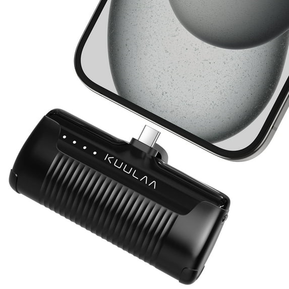 KUULAA Portable Mini USB C Power Bank, 4500mAh Compact Phone Charger ...