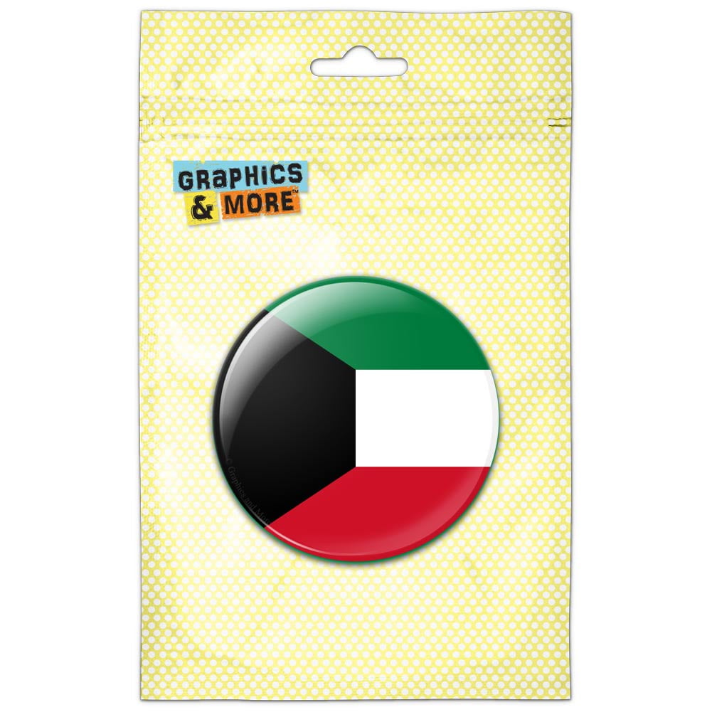 Kuwait National Country Flag Refrigerator Button Magnet - Walmart.com