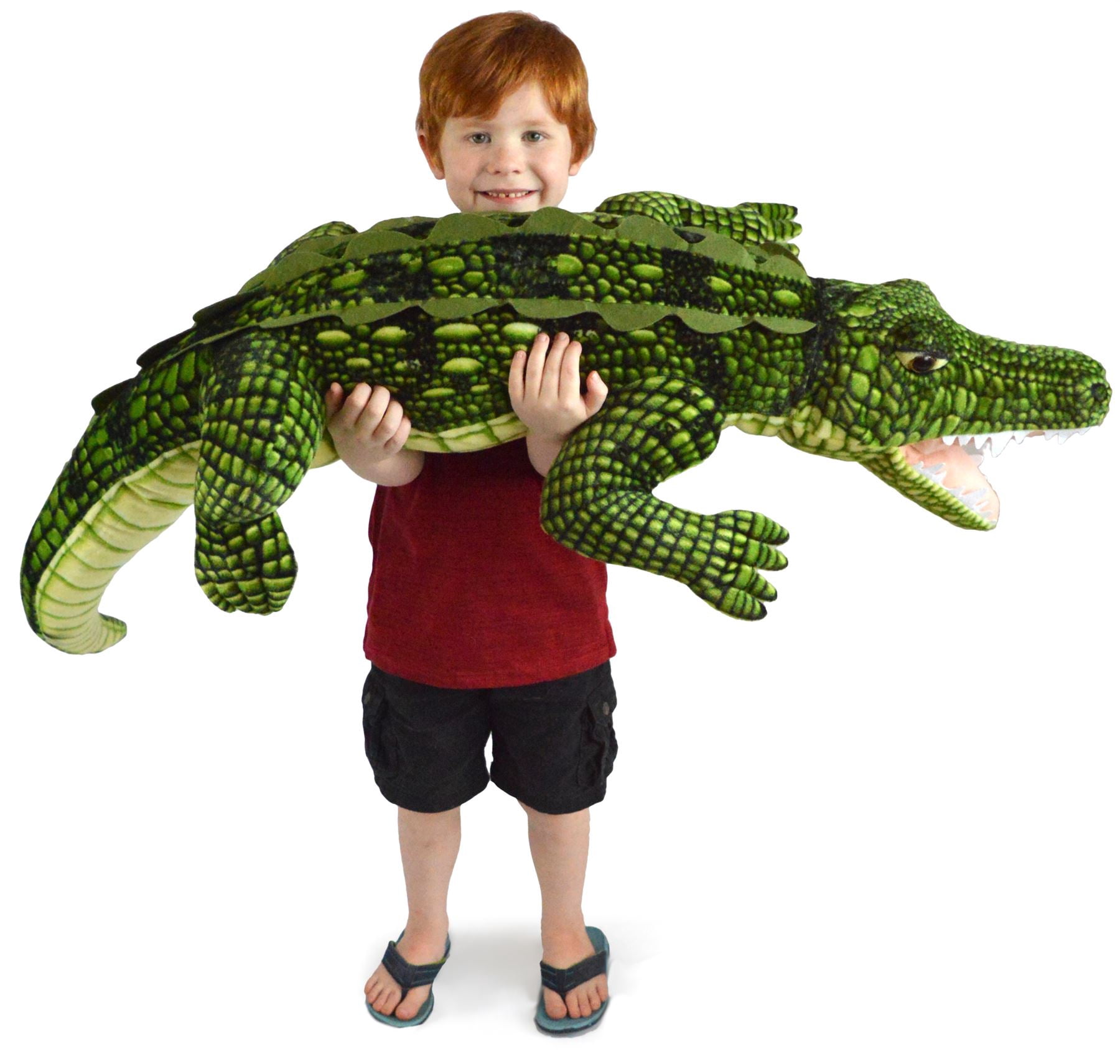 Tiger Tale Toys Giant Plushie | Kuwat the Saltwater Crocodile | 56 Inch ...