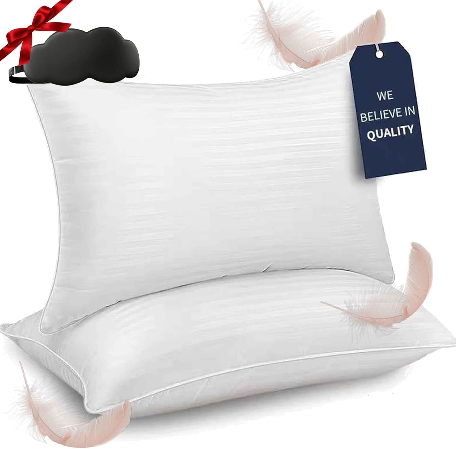Kuyami Pillow, 2Pcs The Kuyami Pillow - Soft Supportive & Retains Shape ...