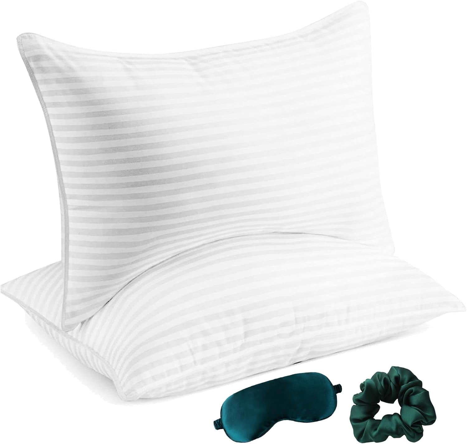 Kuyami Pillow, Fluffy Pillows, Standard/Queen Cooling Pillow for Back ...