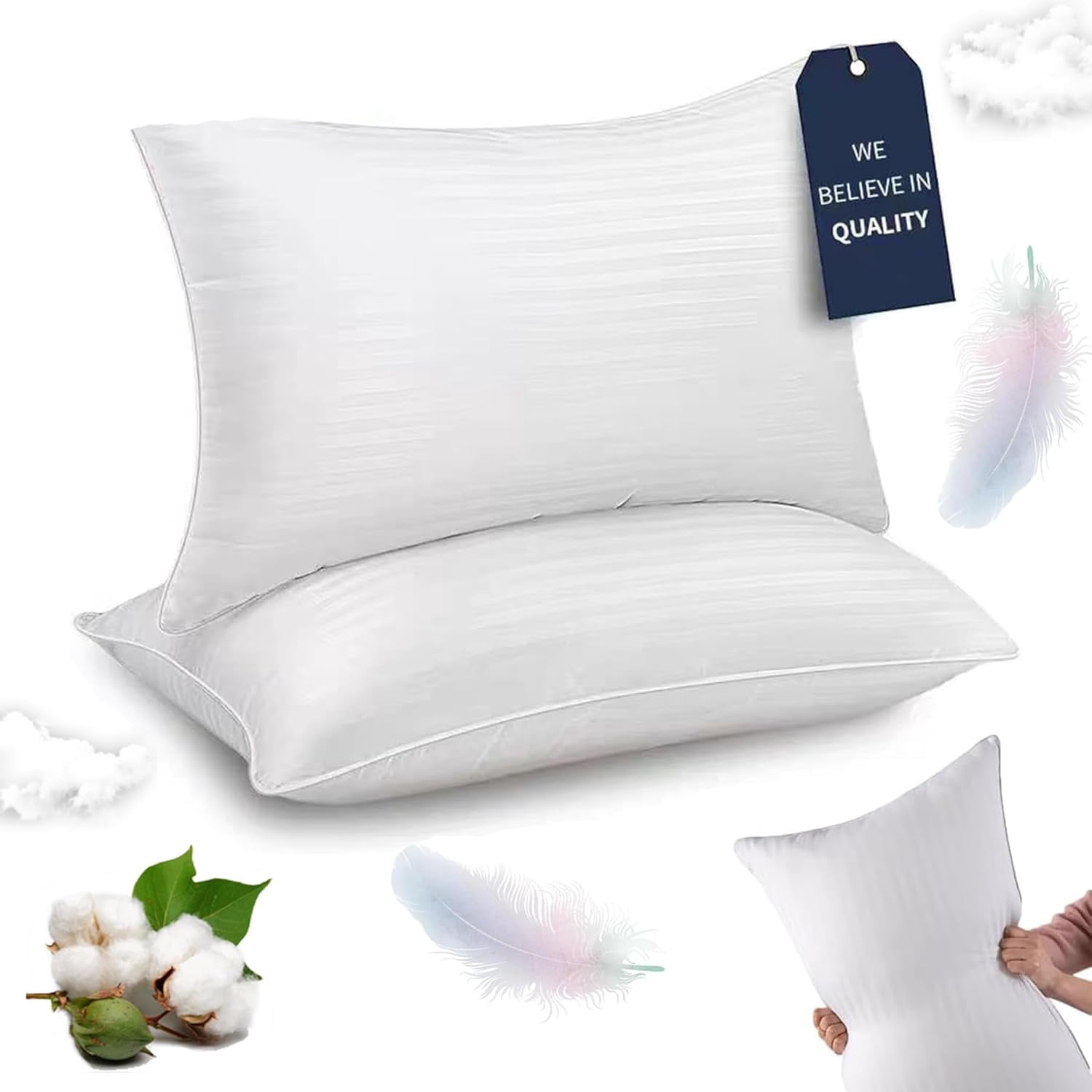 Kuyami Pillow, The Kuyami Pillows, Soft Gusseted Pillow for Back ...