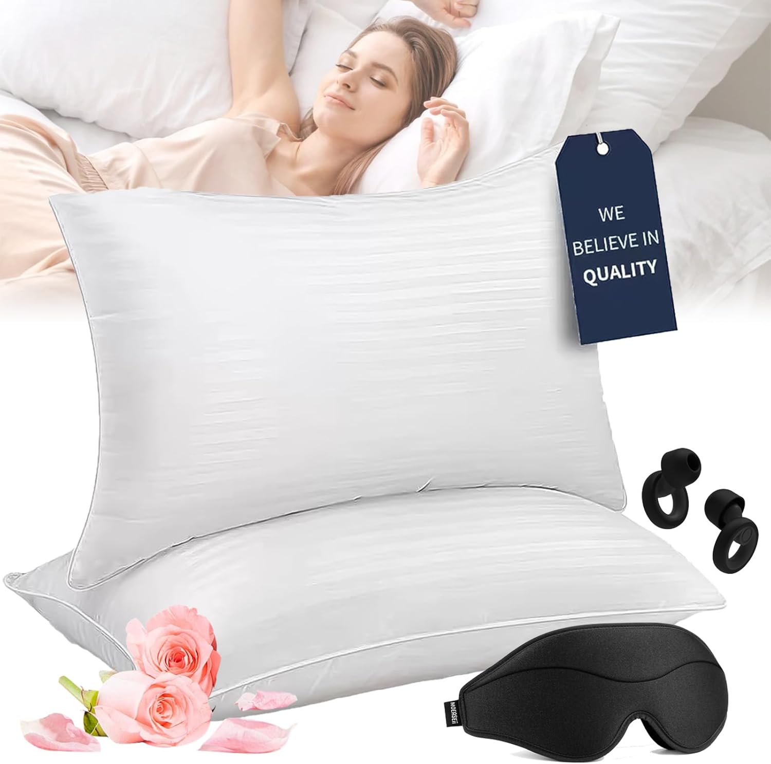 Kuyami Pillow - Standard/Queen/King Size, Pillows, Support Surround ...