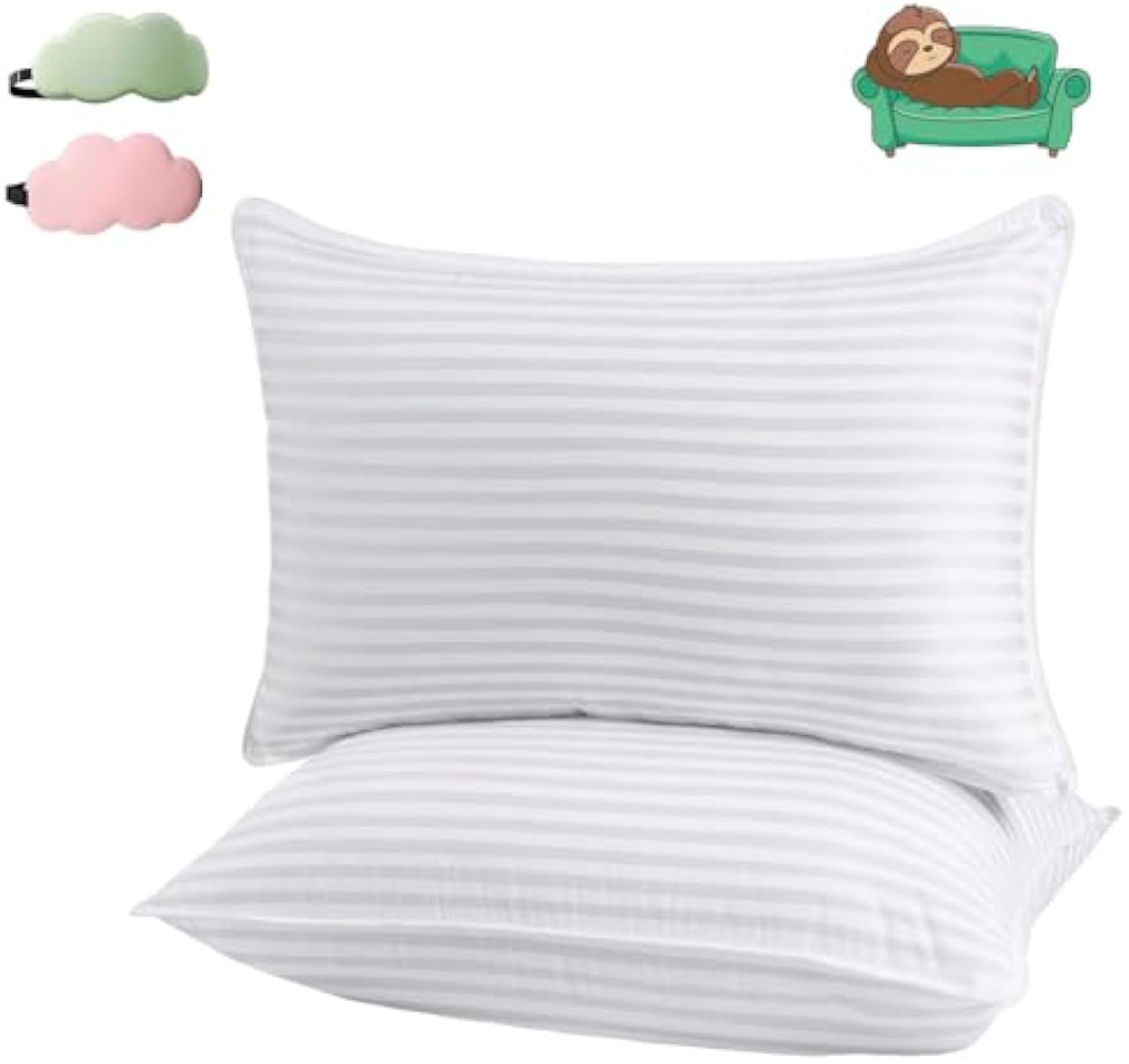 The Kuyami Pillow, Standard/Queen/King Soft Support Surround Fill ...