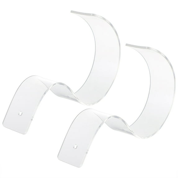 Kuyiluo Belt Display Stand 2pcs Transparent Acrylic Belt Display Stands ...