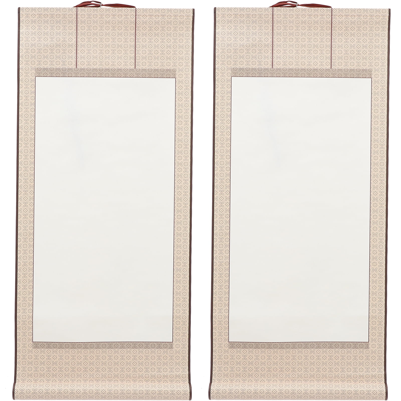 Kuyiluo Blank Scroll 2pcs Blank Hanging Scroll Painting Scroll Chinese ...