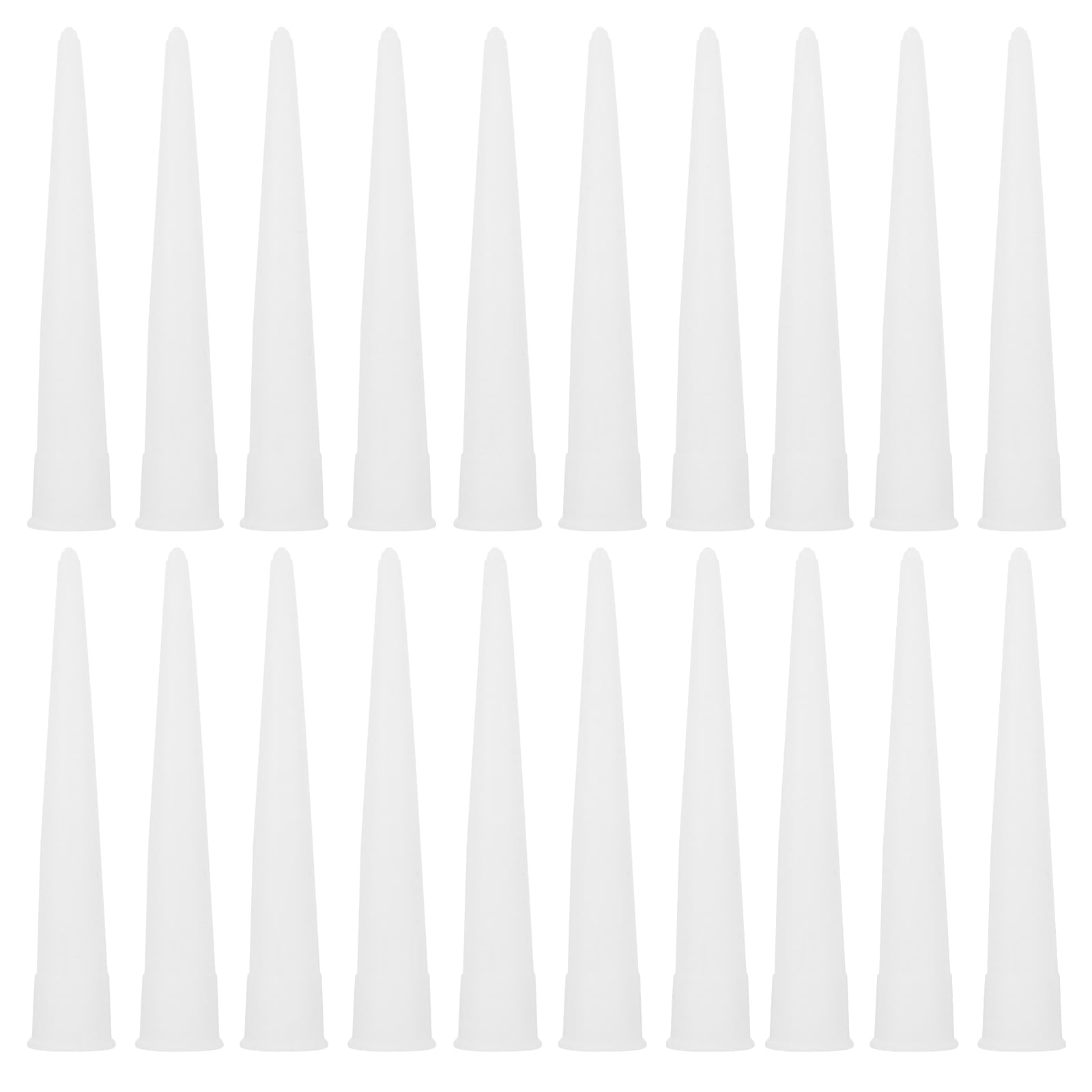 Kuyiluo Caulk Nozzle Tool Caulking Plastic Cap Extension Guns Tip Sets ...