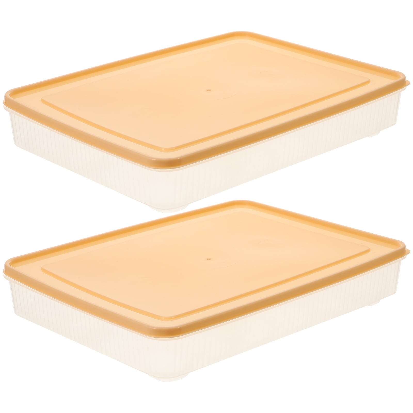 Kuyiluo Freezer Egg Container 2pcs Stackable Egg Storage Container ...