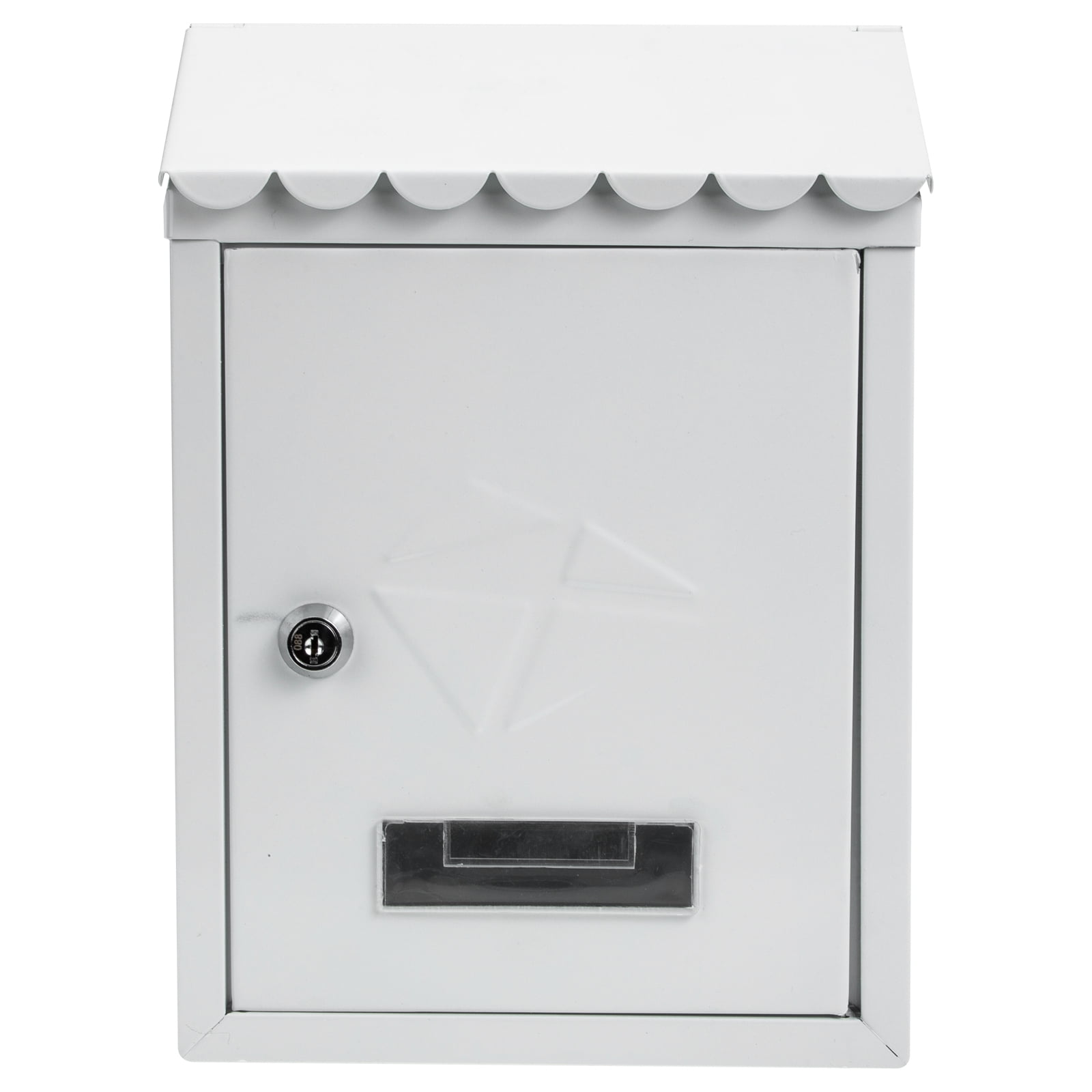 Kuyiluo Iron Letter Box Outdoor Mailbox Retro Rain-proof Wall Mount ...