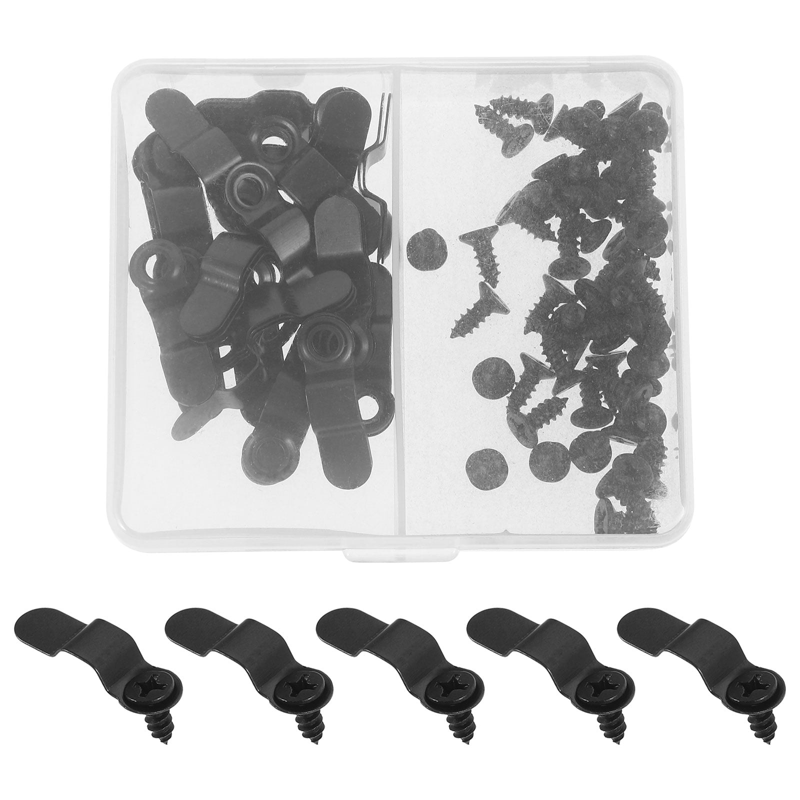 Black Metal Picture Frame Turn Clips for Home Decoration with Screw ...