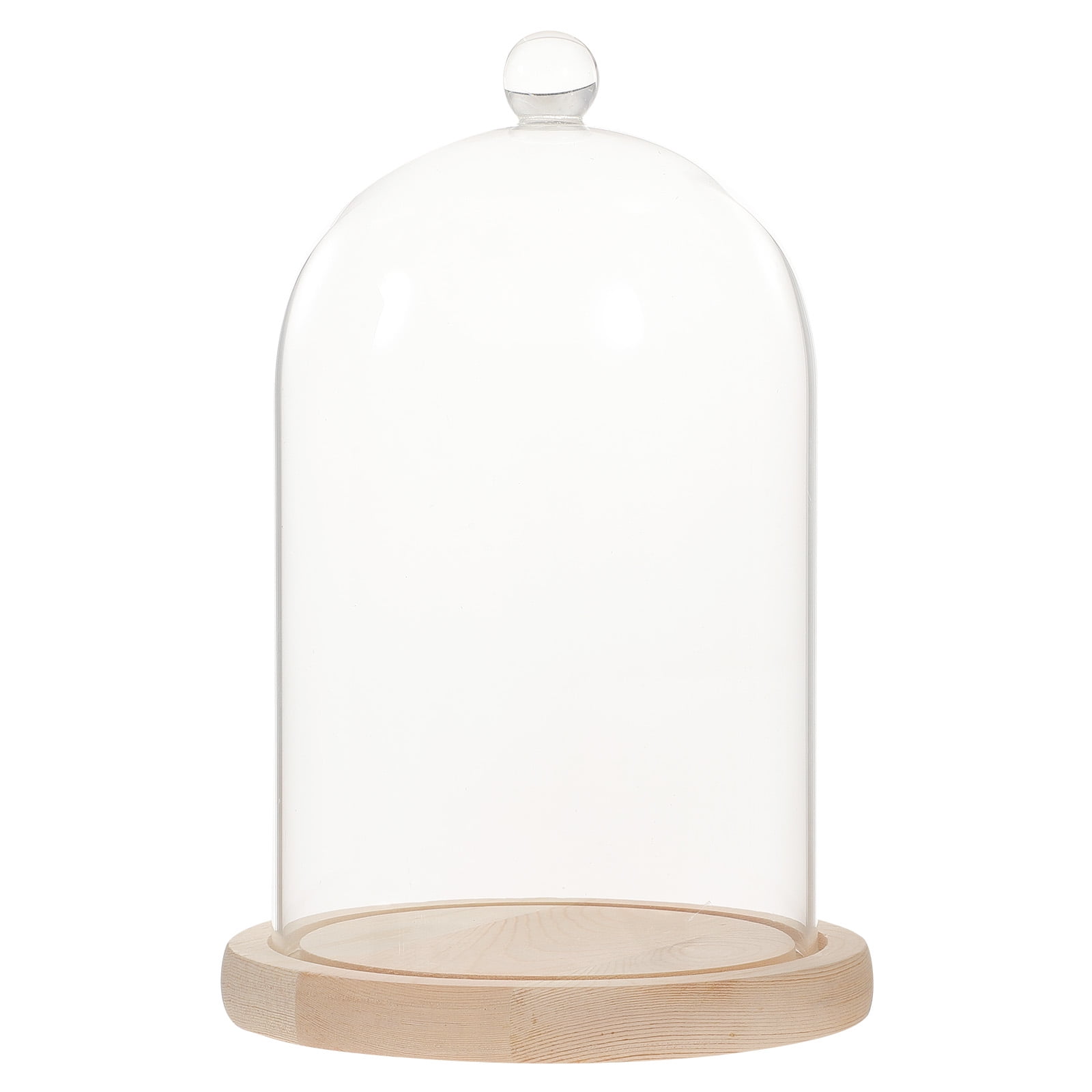 Kuyiluo glass cloche Dried Flower Display Glass Cover DIY Transparent ...