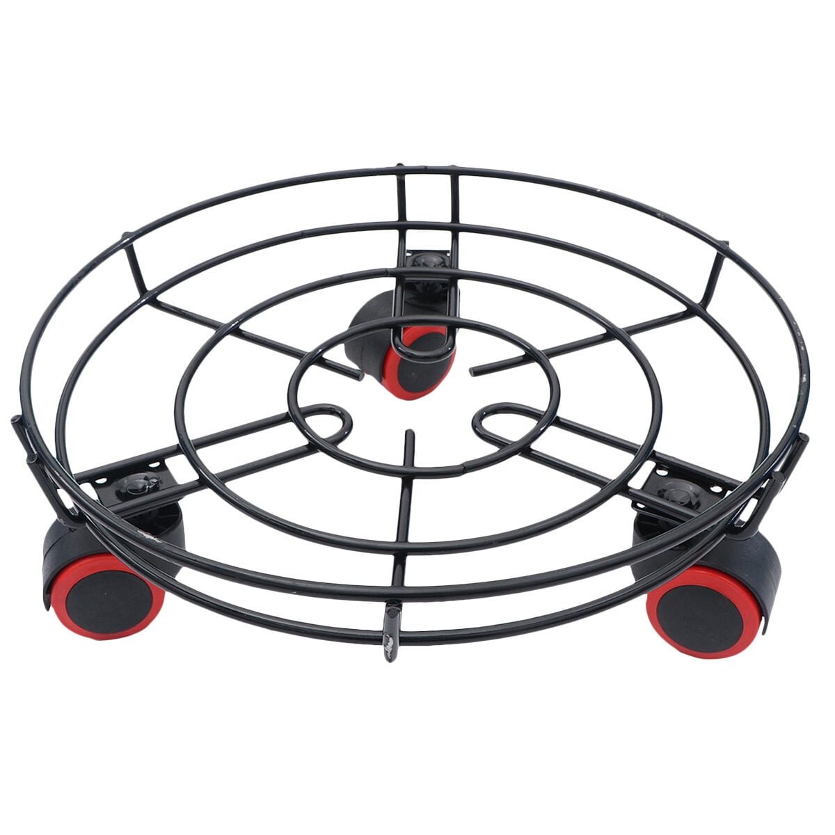 Kuyiluo planter base Black Wheel Movable Flower Shelf Multifunctional ...