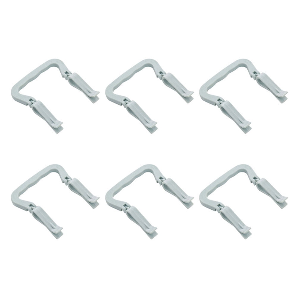 Kuyiluo trash bag clips 6PCS Plastic Garbage Bags Clamp Non Clip Fixed ...