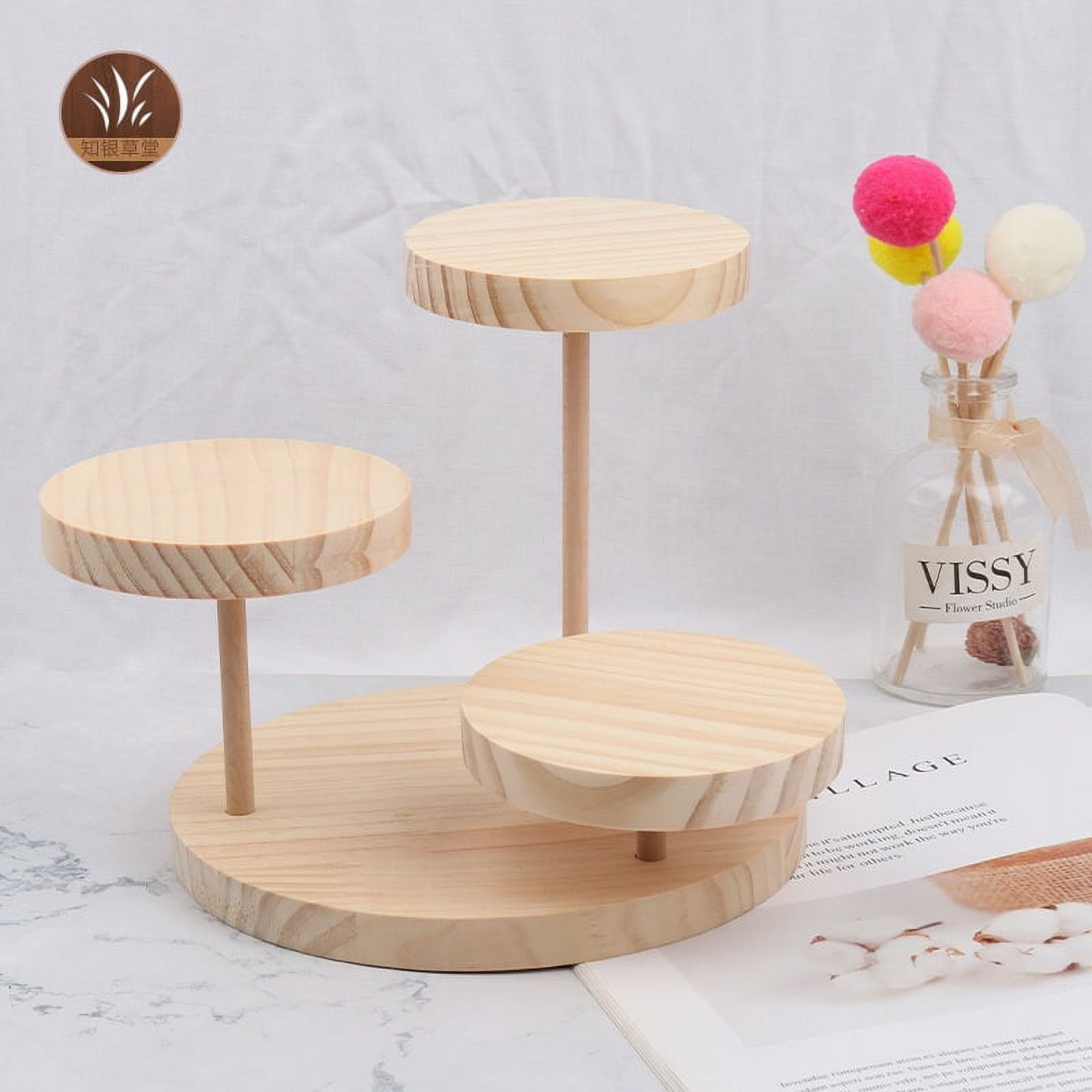 Kuyiluo wooden display stand Wooden 3-Tier Retail Display Stand Display ...
