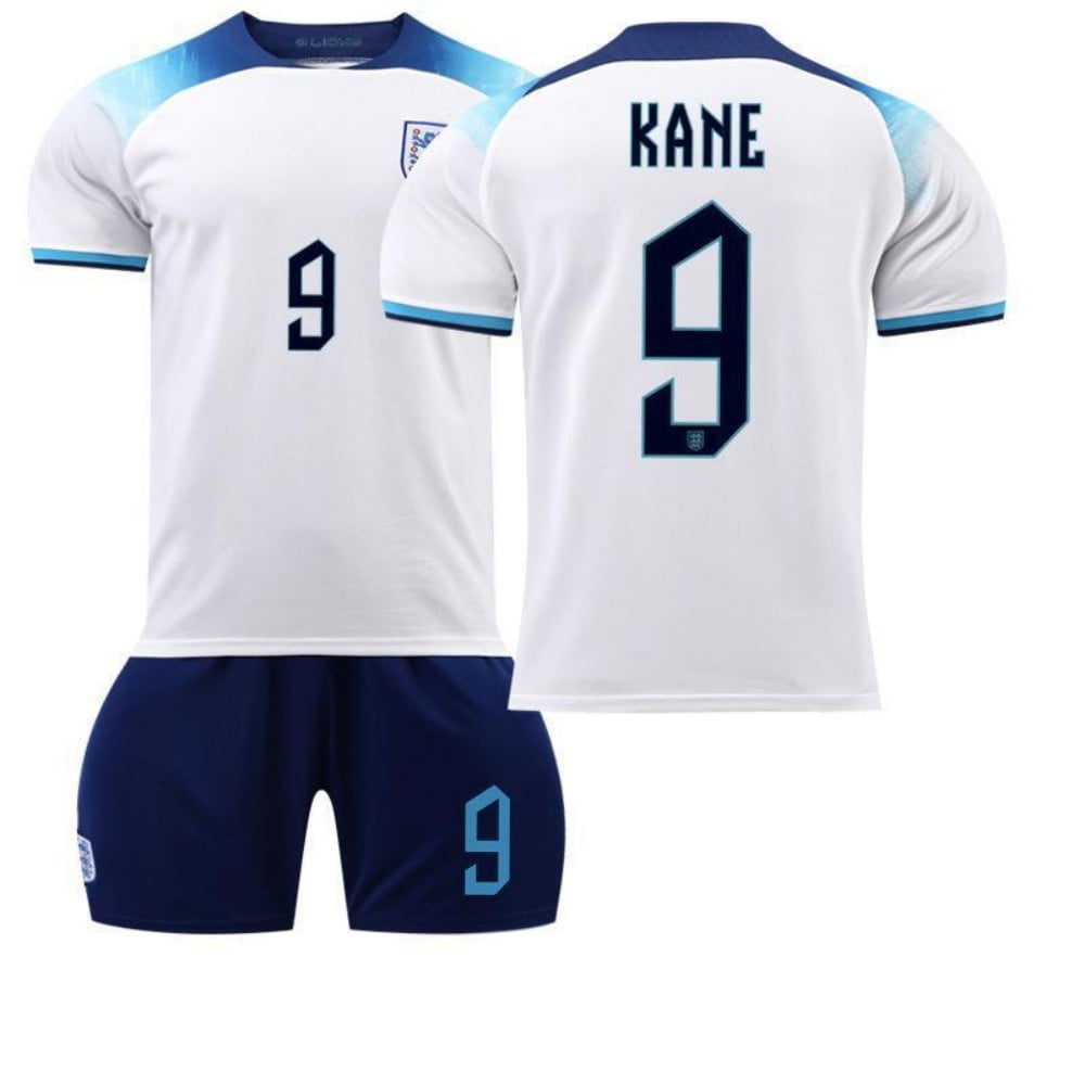 KuyuS 2223 England Home Game Soccer Jerseys 2 Piece Sets,Number 9 KANE Printed Short Sleeve Tops ...