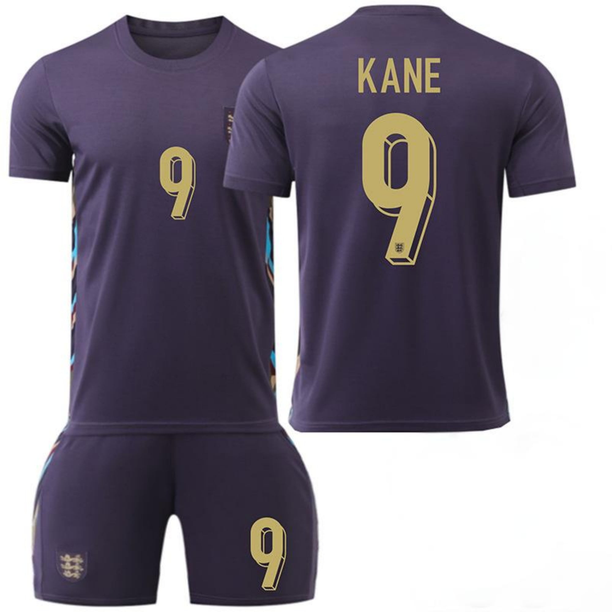 KuyuS 2324 England Away Game Soccer Jerseys 2 Piece Sets,Number 9 KANE Printed Short Sleeve ...