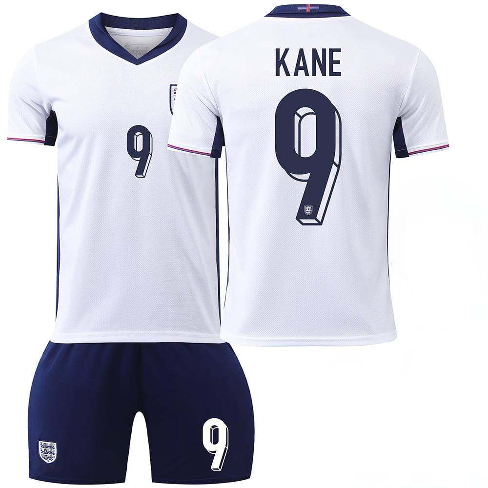 KuyuS 2324 England Home Game Soccer Jerseys 2 Piece Sets,Number 9 KANE Printed Short Sleeve ...