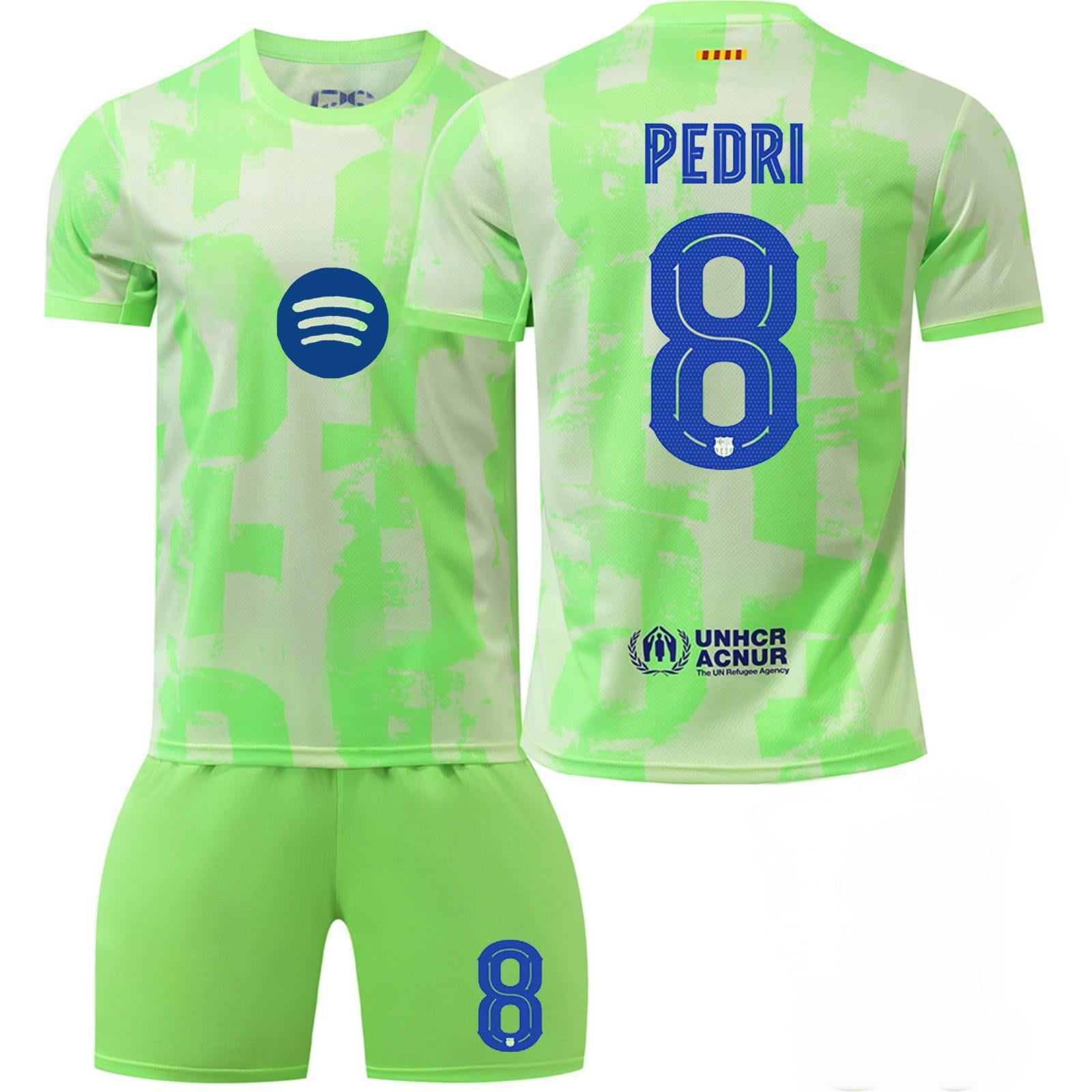 KuyuS 2425 Spanish Soccer Club Jerseys 2 Piece Sets, Number 8 PEDRI ...