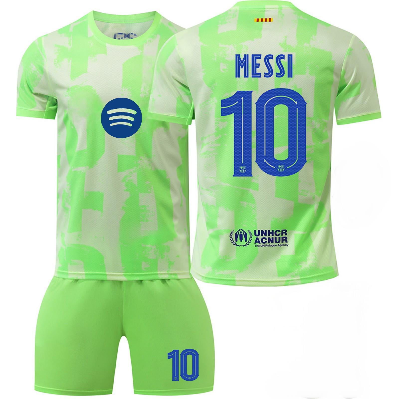 KuyuS 2425 Spanish Soccer Club UEFA Champions League Jerseys 2 Piece Sets, Number 10 Printed ...