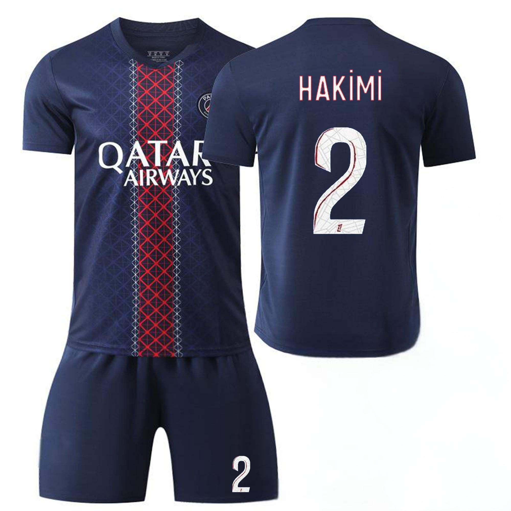 KuyuS 2526 Paris Soccer Club Jerseys 2 Piece Sets, Number 2 HAKIMI ...