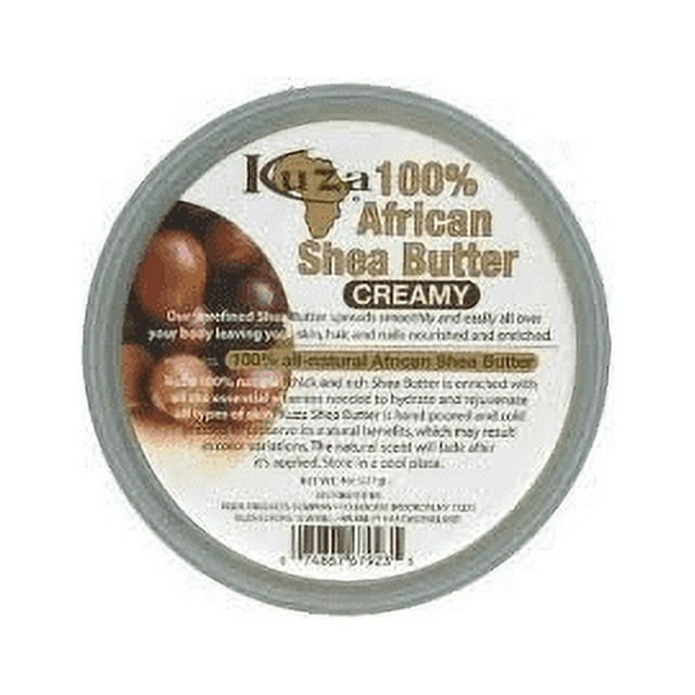 Kuza 100% Pure African Shea Butter with Borututu, Yellow Creamy - 15oz ...