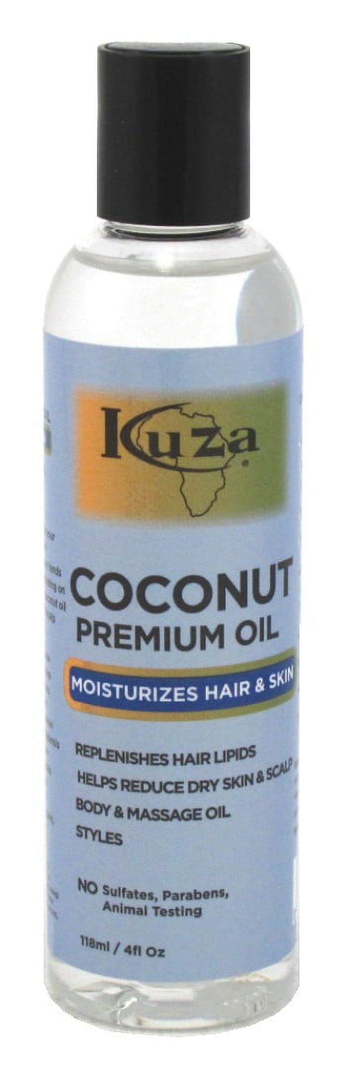 Kuza Coconut Premium Oil 4oz (Pack of 3) - Walmart.com