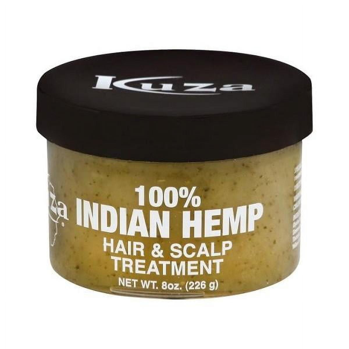 Kuza Naturals 100 Indian Hemp "Hair Scalp Treatment", 226 G / 8 Oz ...