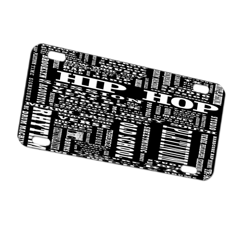 KuzmarK Automobile Car Tag License Plate - Hip Hop - Walmart.com