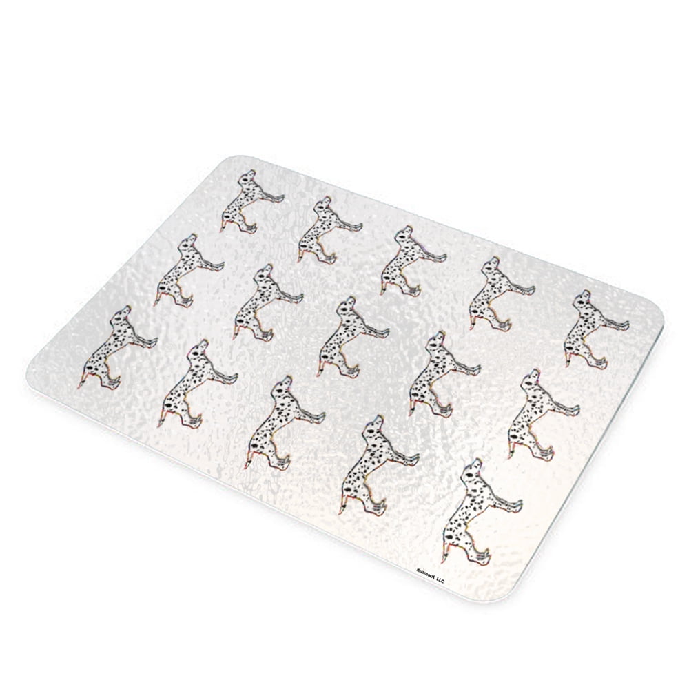 KuzmarK Glass Cheese Cutting Board 11"x7.75" - Dalmation Dog - Walmart.com