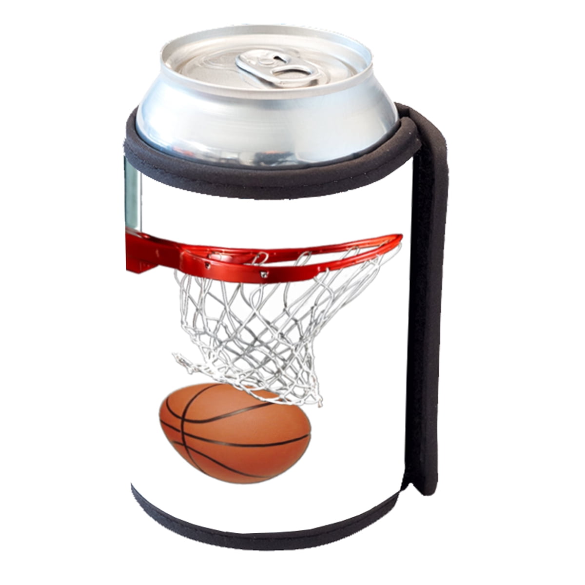 KuzmarK Insulated Drink Can Cooler Hugger - Basketball Hoop Basketball ...