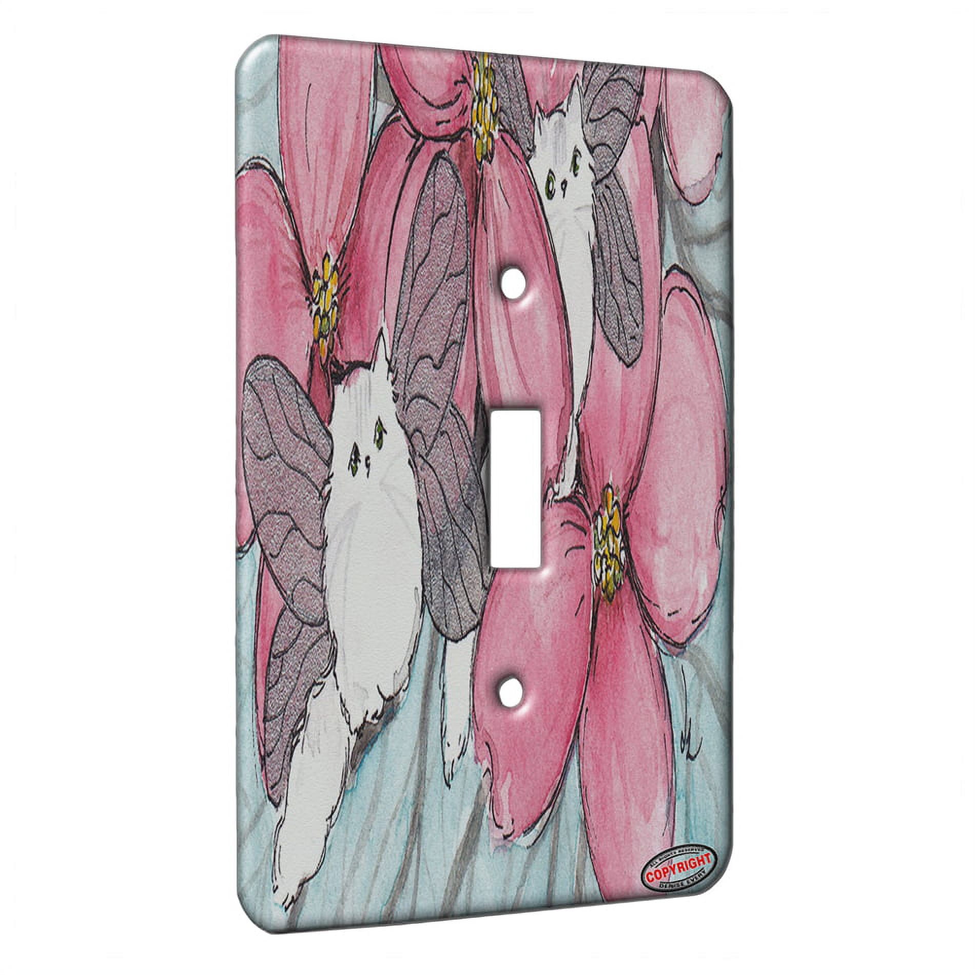 KuzmarK™ Single Gang Toggle Switch Wall Plate - Chinchilla Silver ...