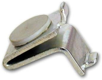 Kv Glass Shelf Support Clips with Cushion (Bag of 20) Brass,zink,white ...