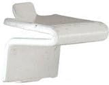 Kv Shelf Support Clips with Cushion (Bag of 20) Brass,zink,white,almond ...
