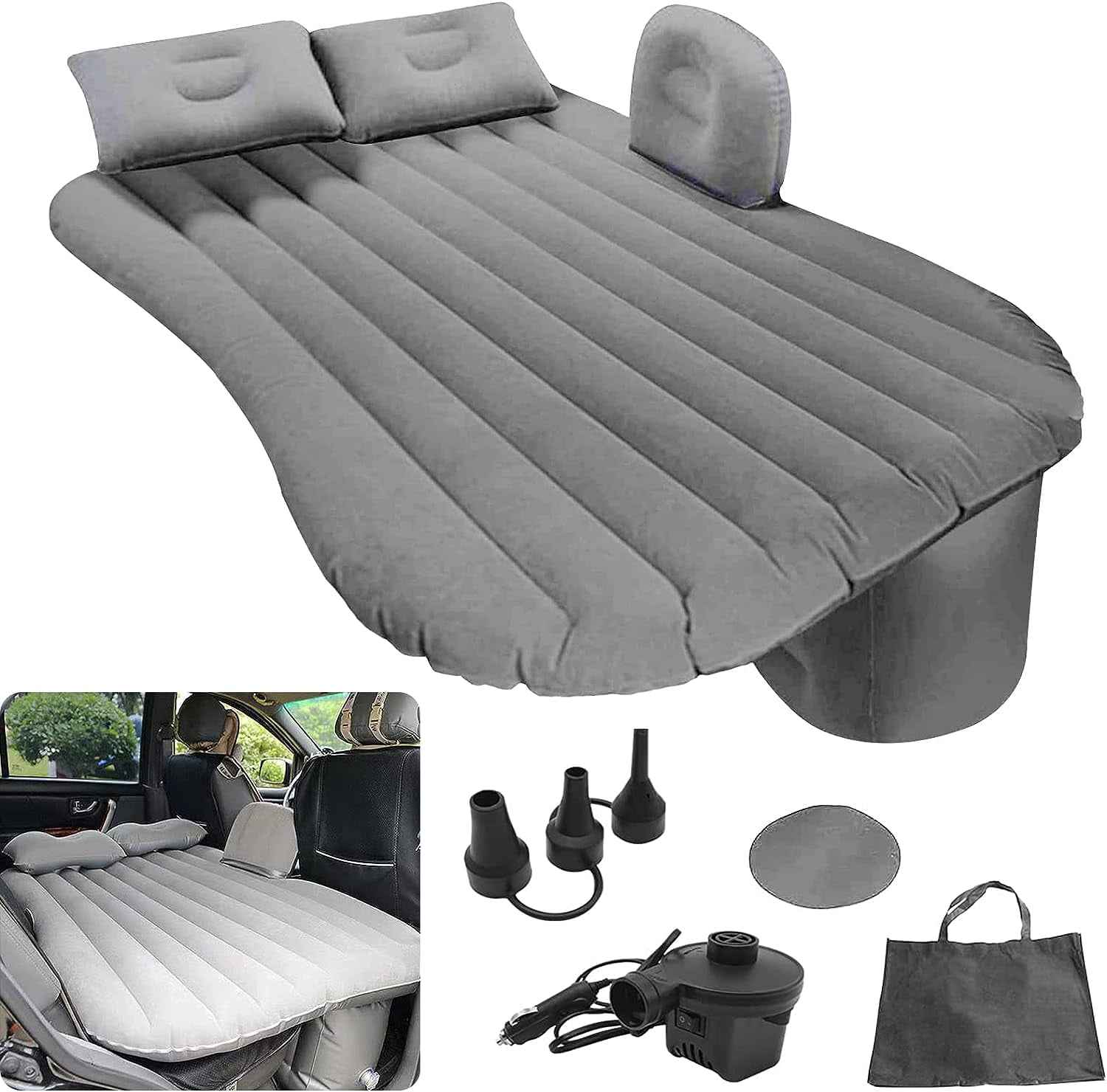 Kvago SUV Traveling Inflatable Mattress, Car Sleeping Bed for Camping ...