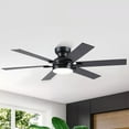 Kviflon 52" RGB Ceiling Fan with LED Lights, Remote/App Control, Quiet ...