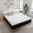 Kviwasha Queen Hybrid Mattress 12 Inch Memory Foam Spring Support ...