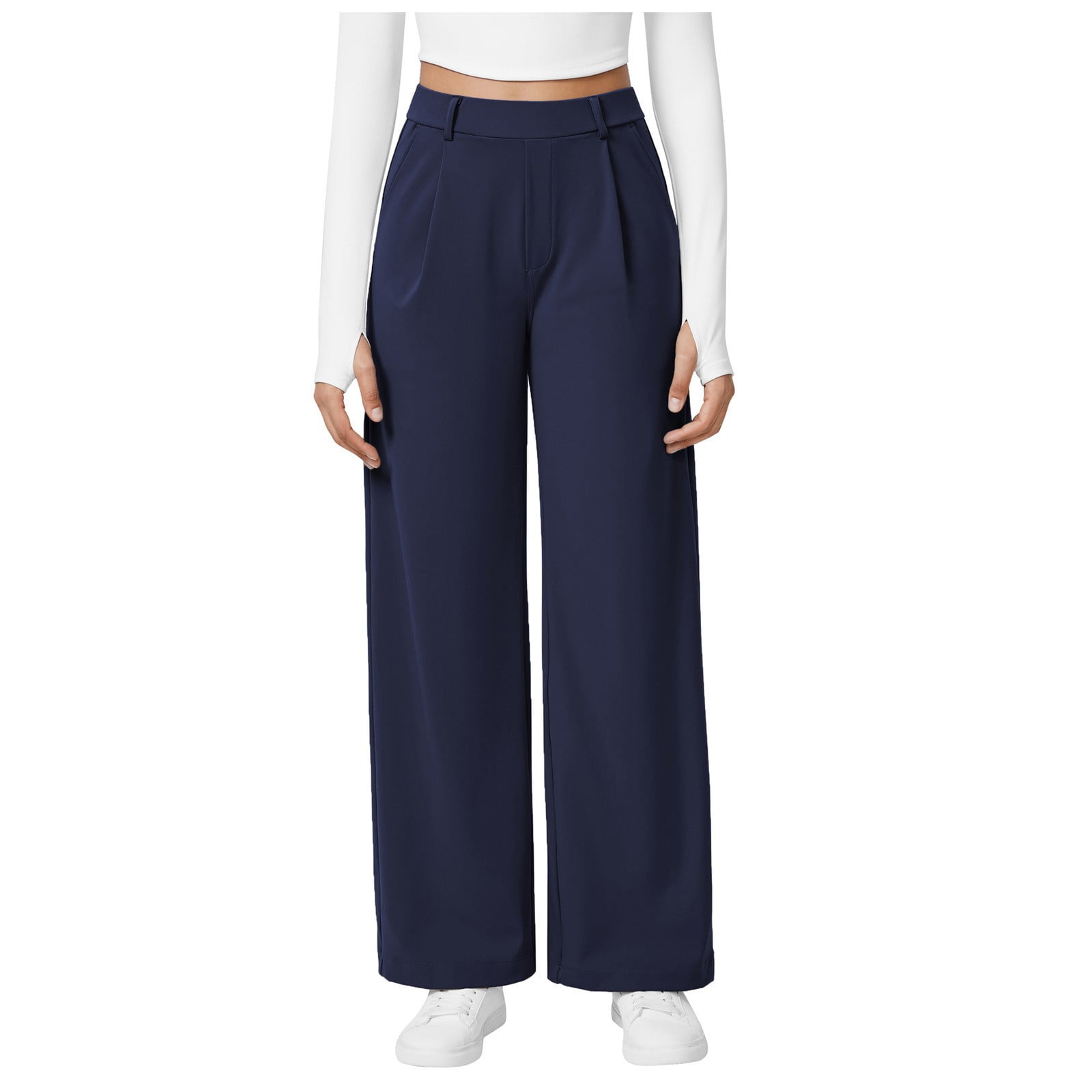 Kvture High Waisted Work Pants for Women Business Casual Outfits Office ...
