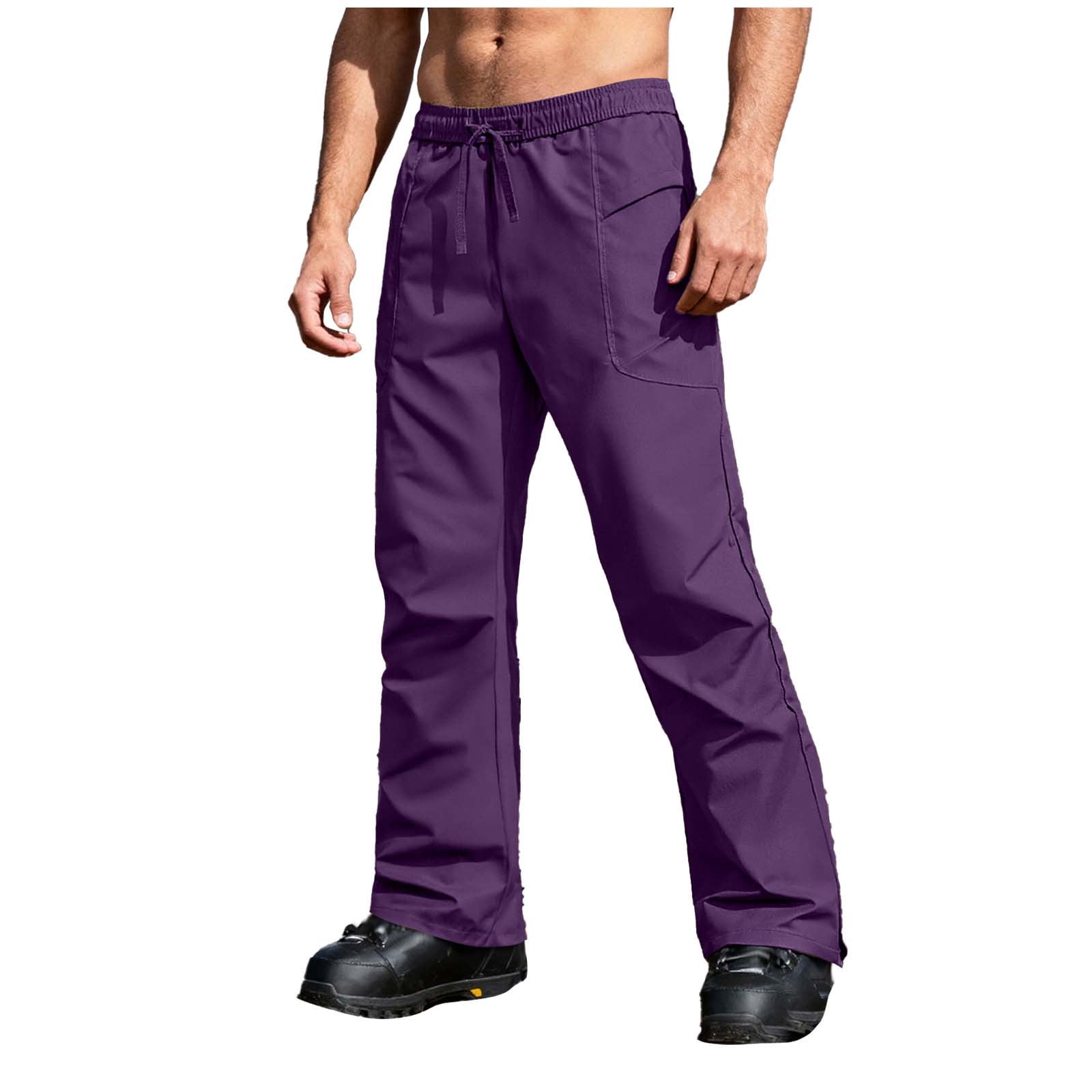 Kvture Men's Pant Casual Windproof Waterproof Athletic Workout ...