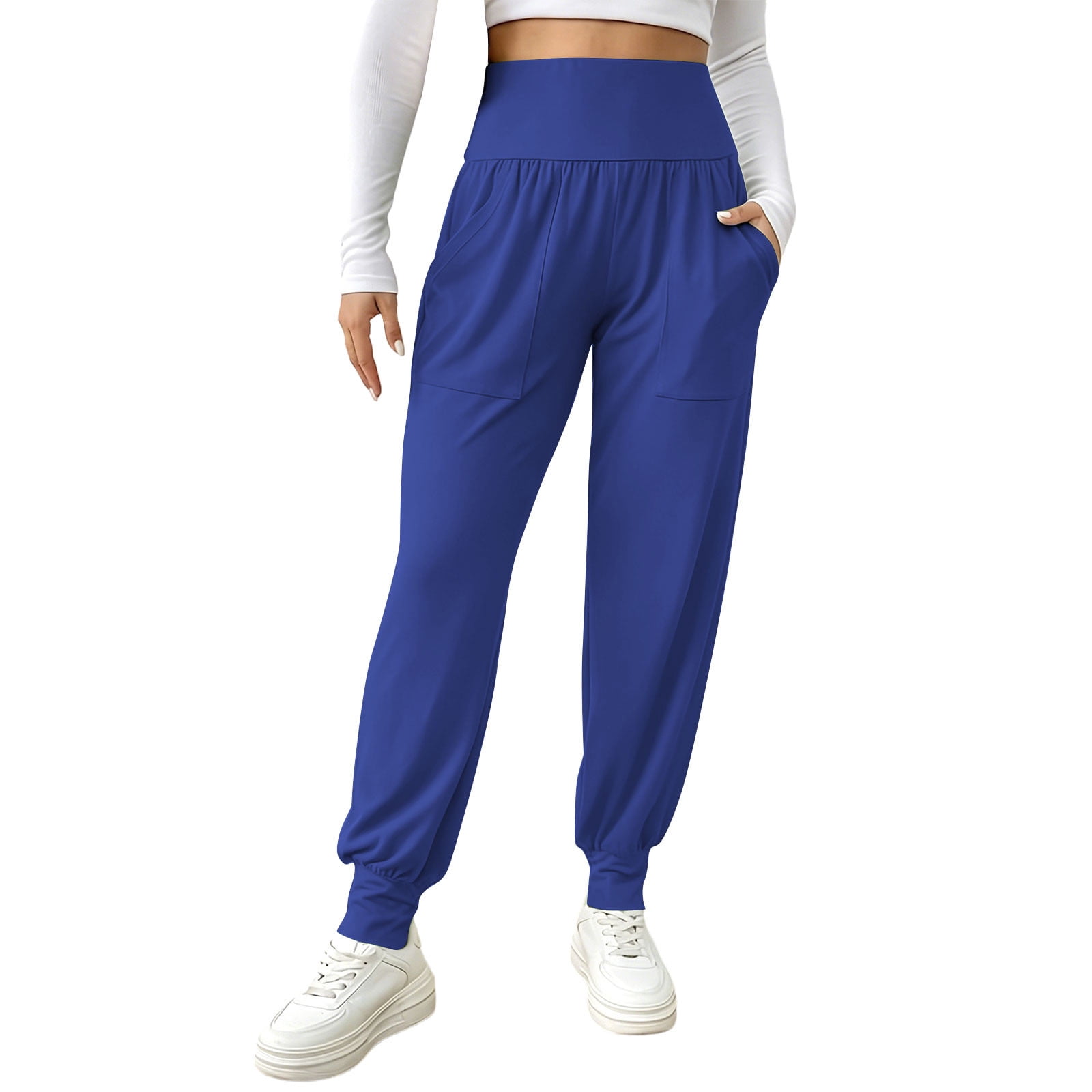 Kvture Womens Joggers with Zipper Pockets Lightweight Workout Athletic ...
