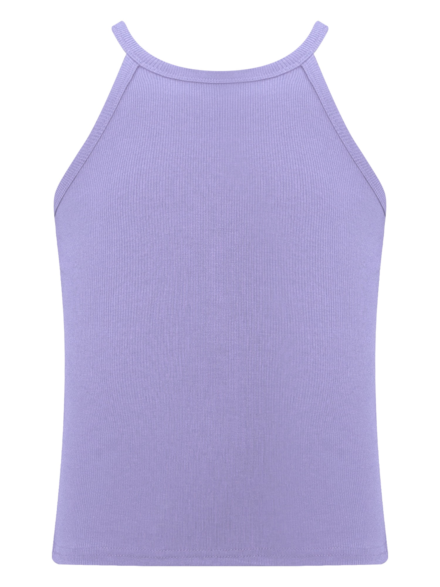 Kvysinly Kids Girls Ribbed Dance Tank Tops Gymnastic Yoga Crop Top ...