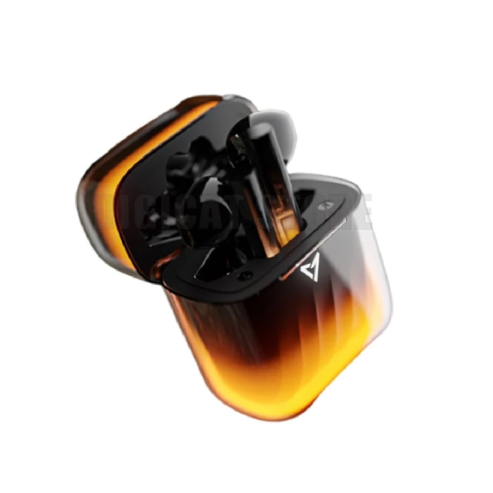 KwalityDEALZ Cosmic Waves Moving Sand Glow Bluetooth Earbuds with ...