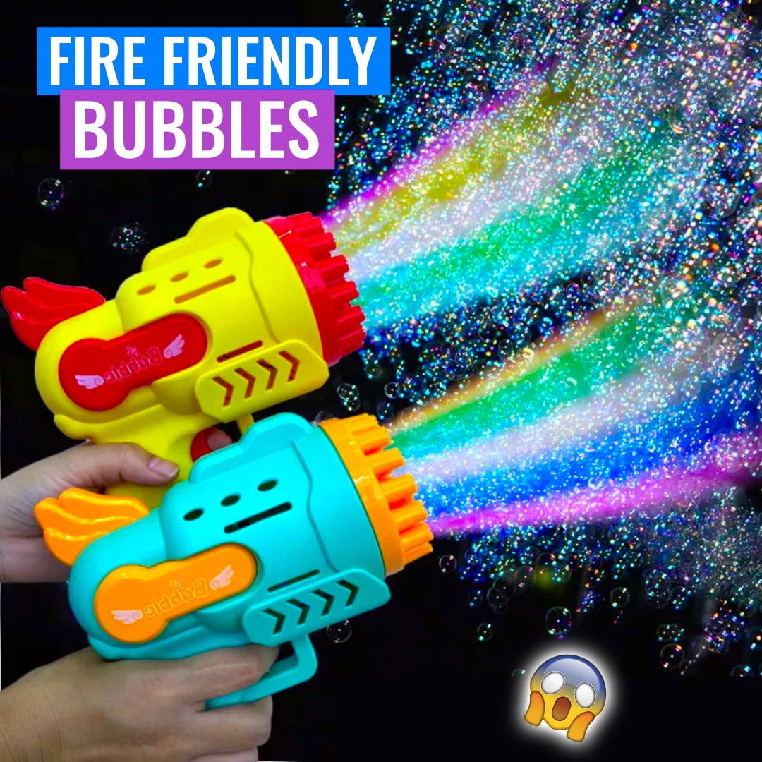 KwalityDEALZ Flo Tank - Bubble Machine Gun with Led Light Blower for ...