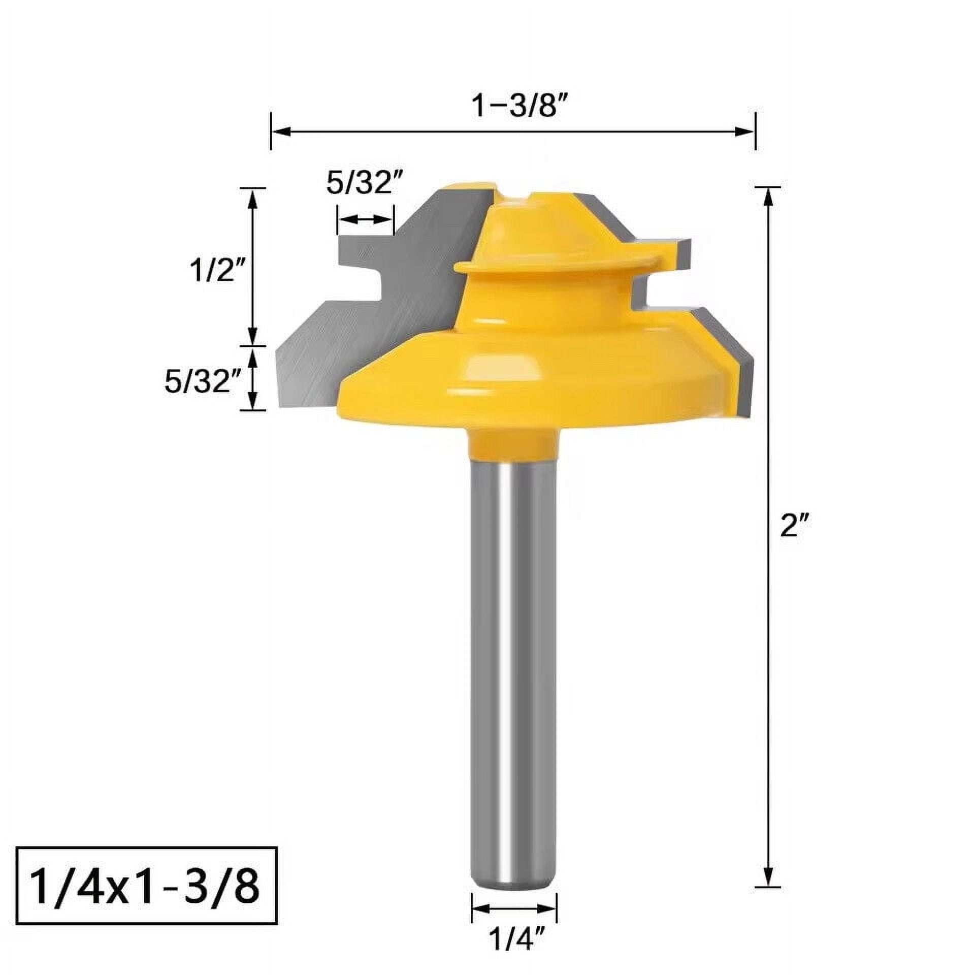 KwalityDEALZ Master Miter - Precision 45° Lock Miter Router Bit ...