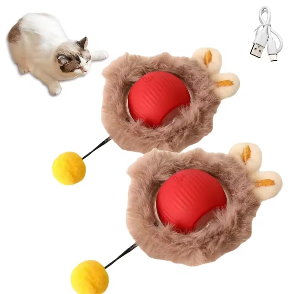 KwalityDEALZ Whirl Whisker – Smart Rolling Cat Toy - Walmart.com