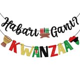 Kwanzaa Banner, Kwanzaa Decorations, Glitter Happy Kwanzaa Banner ...